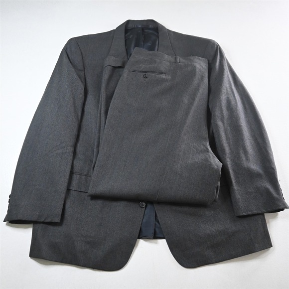 Mark Shale | Suits & Blazers | Vtg Usa Made Mark Shale 5l 46x30 Gray ...